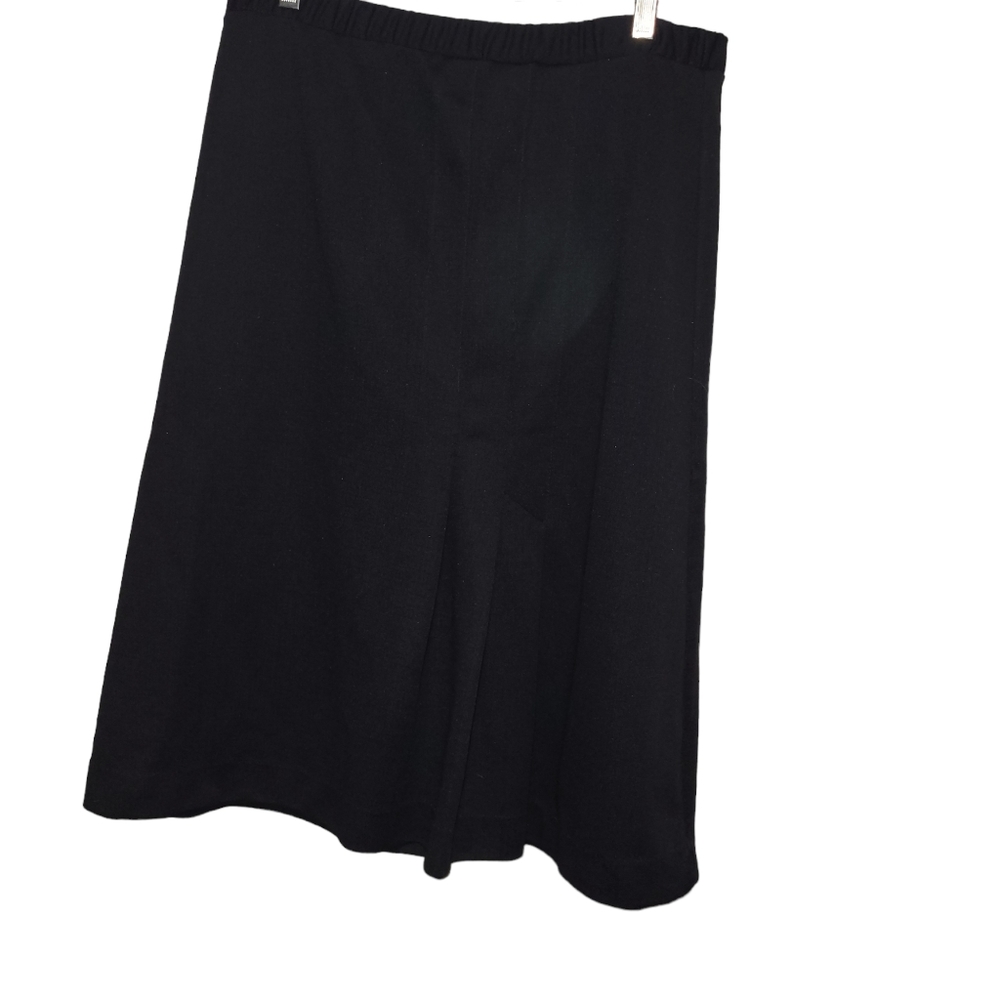 Vintage The First Islander Woman Skirt Black Sz 36 - Gem